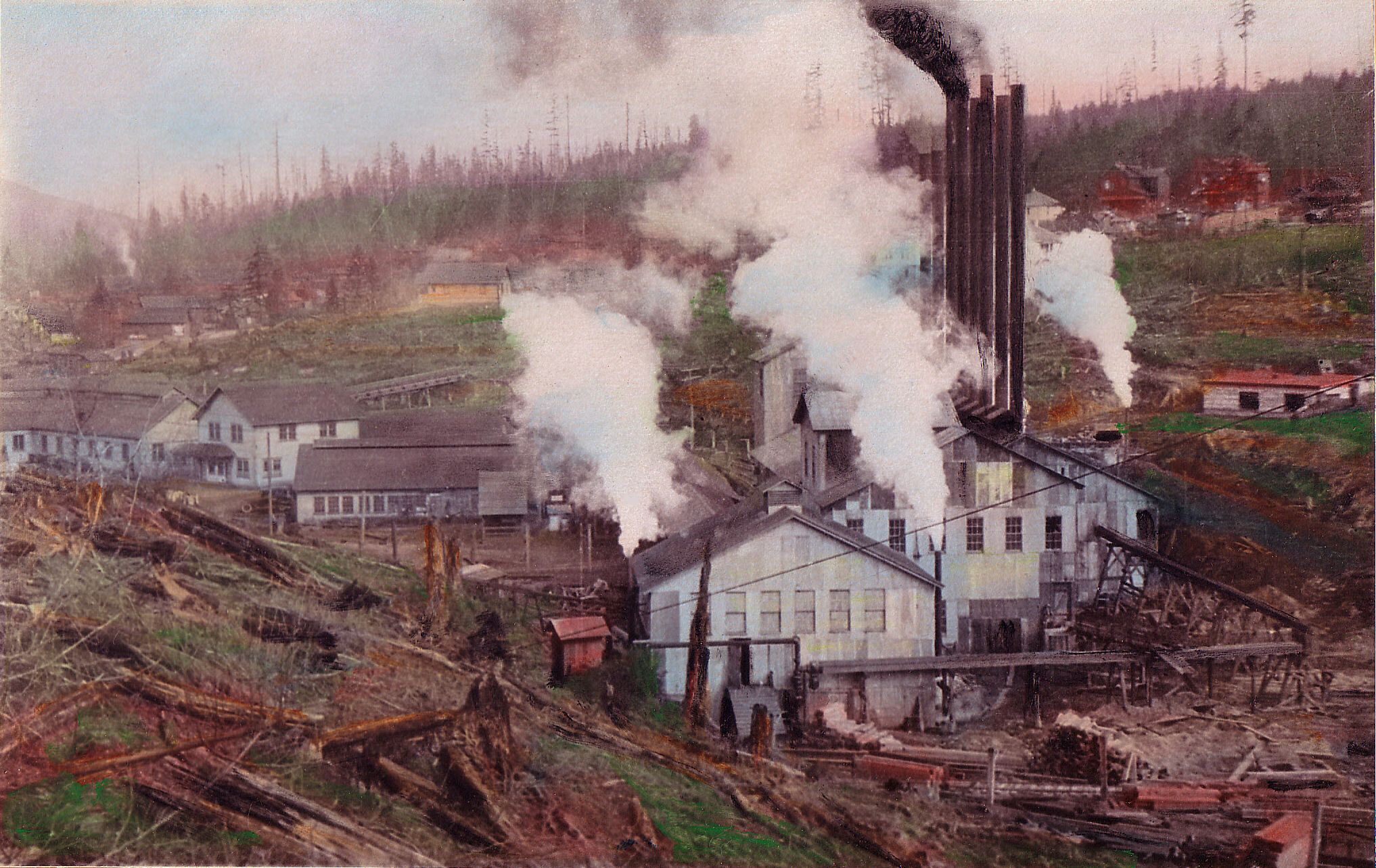 Newcastle - one of the largest coal mines in the world... in 1909